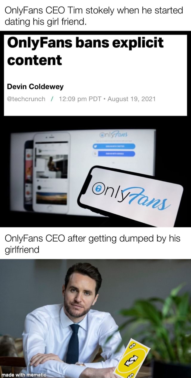 OnlyFans CEO Tim stokely when he started dating his girl friend ...