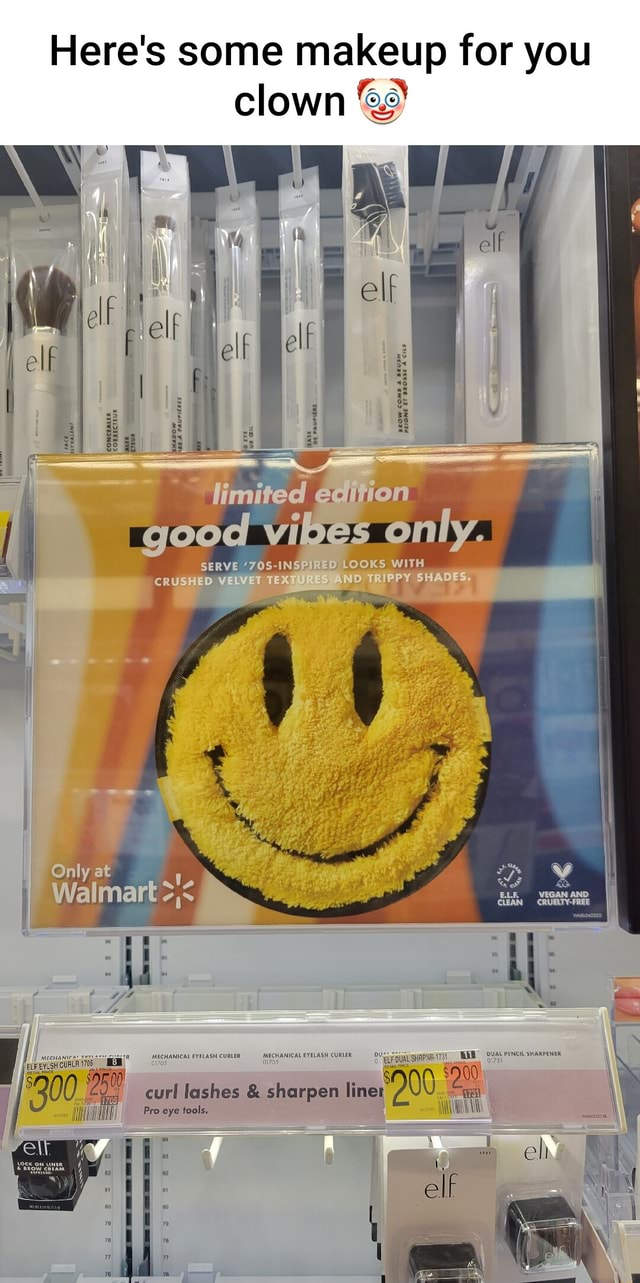 Here's some makeup for you clown limited SERVE LOOKS Wi [NECHANICAL ...