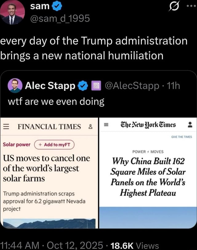 Sam) every day of the Trump administration brings a new national ...