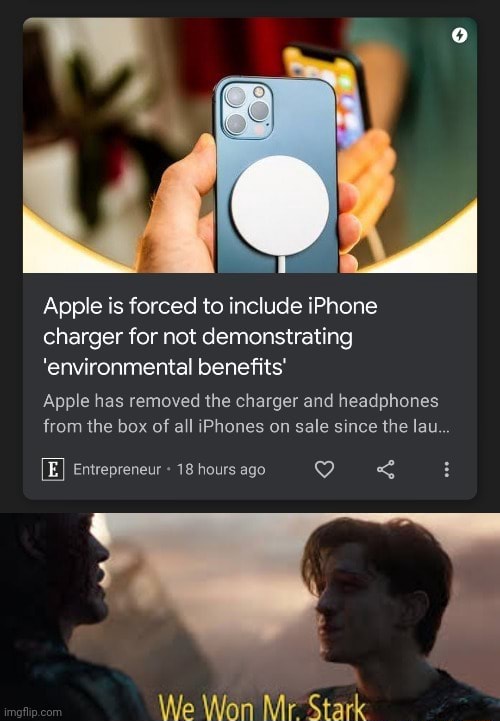 Apple is forced to include iPhone charger for not demonstrating ...