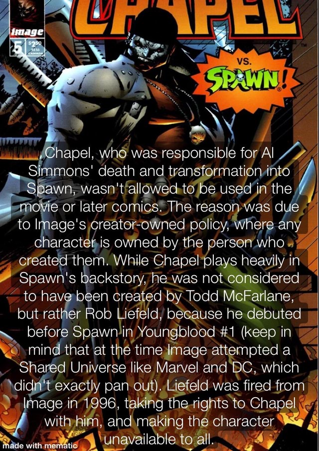 Hage Chapel, who was responsible for Al Simmons' death and ...