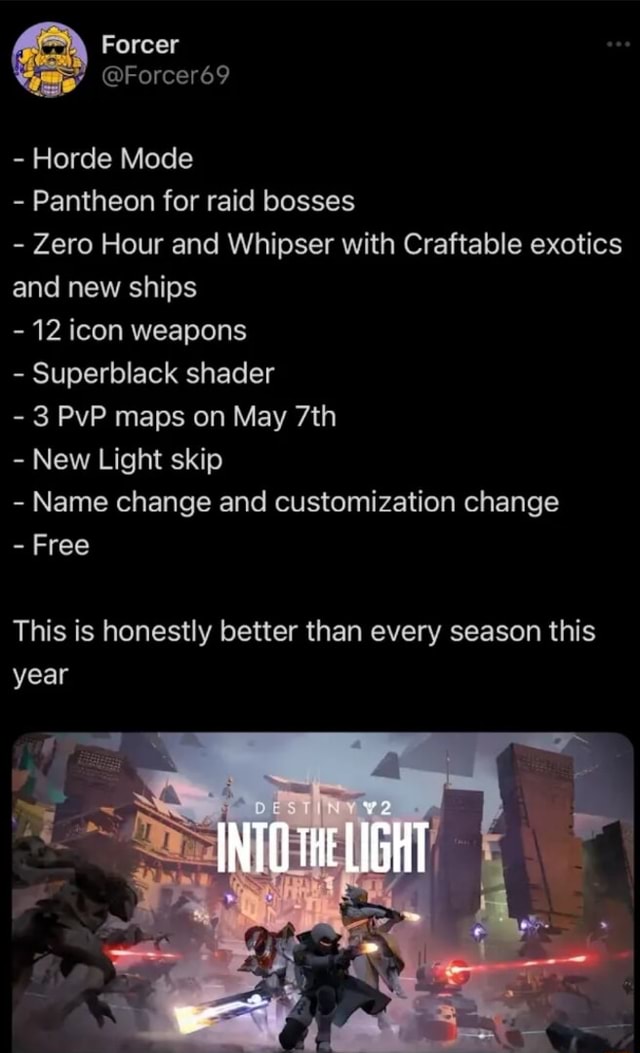 Forcer - Horde Mode - Pantheon for raid bosses - Zero Hour and Whipser ...