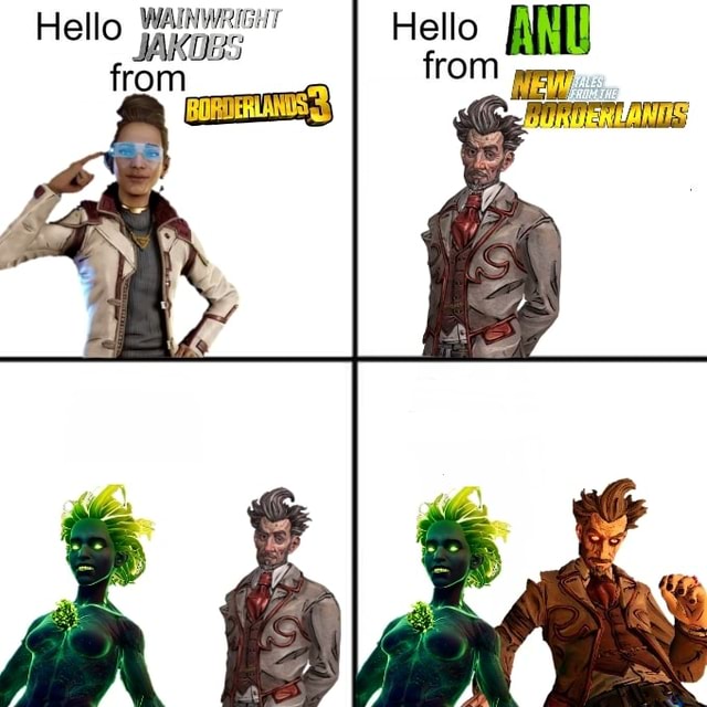 Flello from BORDERLANUS Hello OM - iFunny