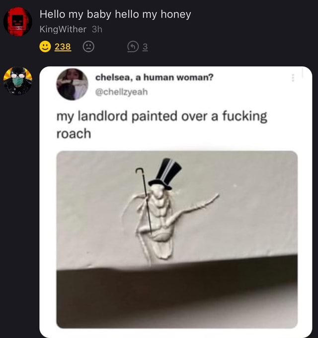 Hello my baby hello my honey KingWither 238 chelsea, a human woman? my ...