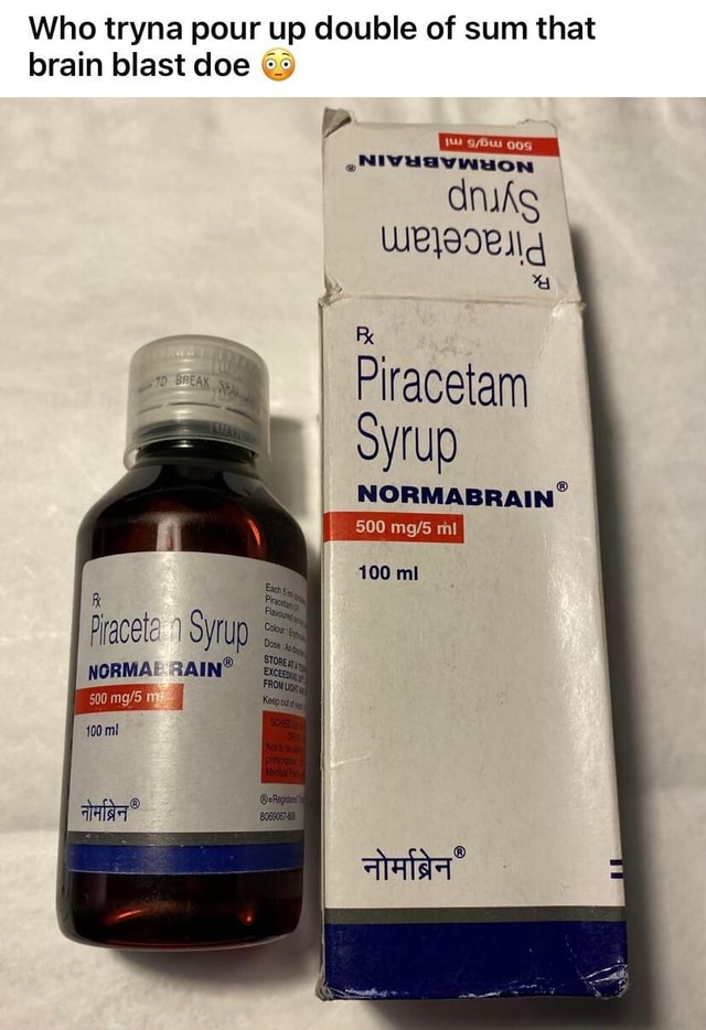 Who tryna pour up double of sum that brain blast doe Syrup I NORMAE ...