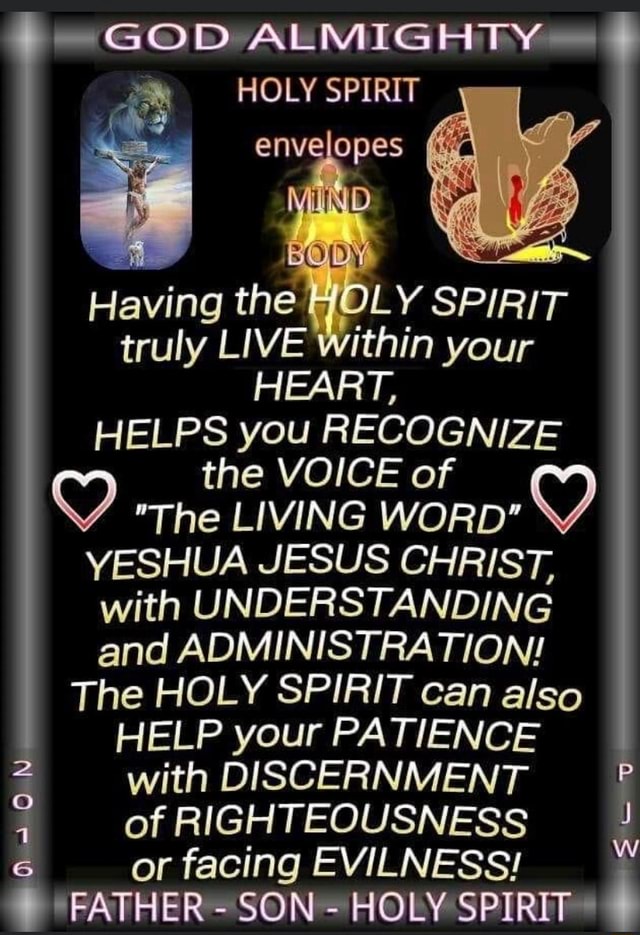 GOD ALMIGHTY HOLY SPIRIT envelopes Having the HOLY SPIRIT truly LIVE ...