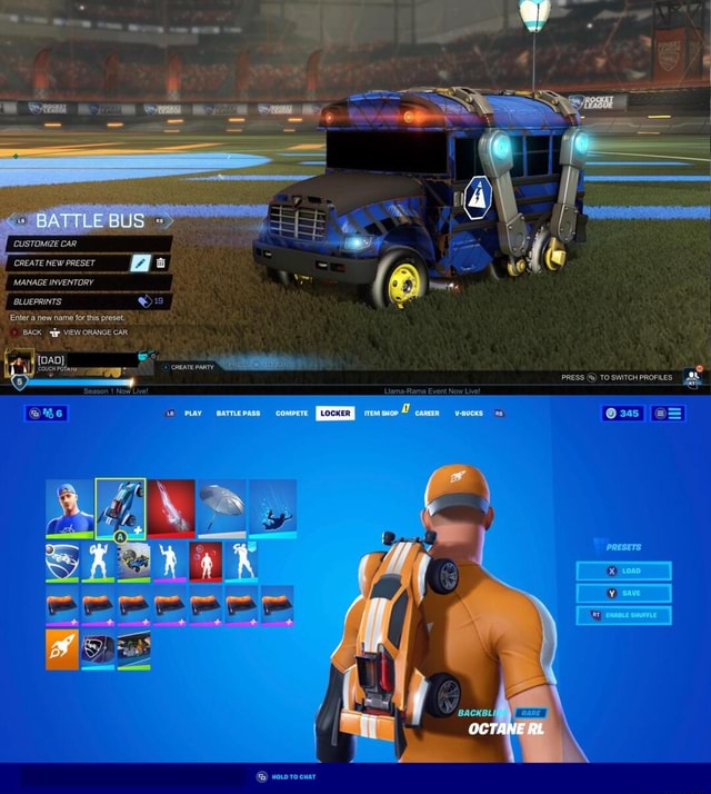 BATTLE BUS 'MANAGE INVENTORY 'BLUEPRINTS Eter'a new name for this ...