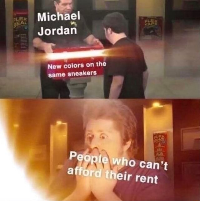 Mic ael Jordan New colors on the same sneakers fe - iFunny