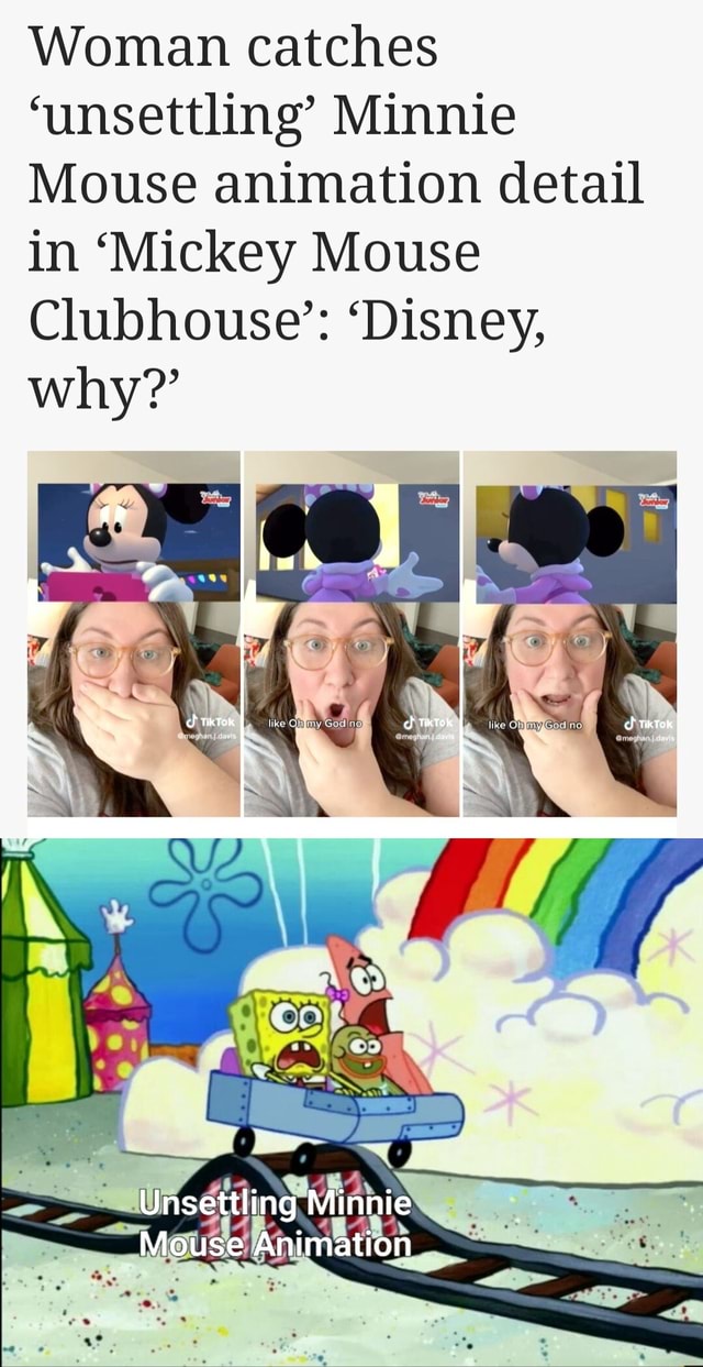 Woman catches 'unsettling' Minnie Mouse animation detail in 'Mickey ...