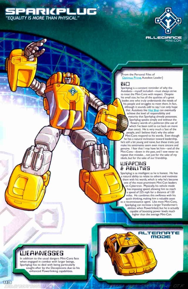 SPARIPLUG "EQUALITY IS MORE THAN PHYSICAL." ALLEGIANCE MINI-CON [From ...