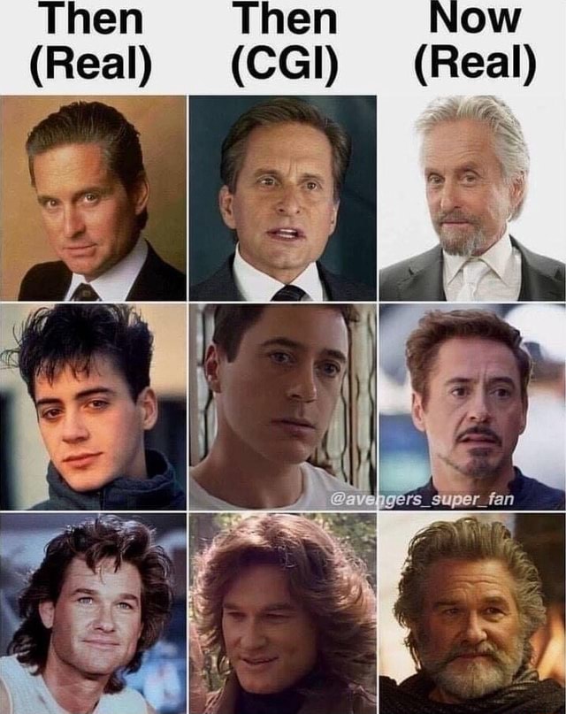 Then Then NOW (Real) (CGI) (Real) ix - iFunny