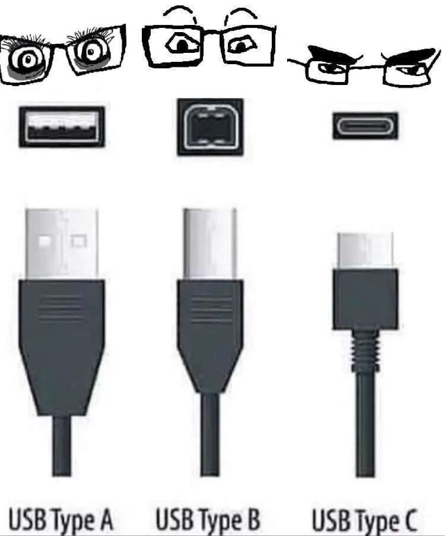 (SE) rT USBTypeA USBTypeB USB Type - iFunny