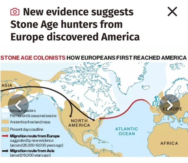New evidence suggests Stone Age hunters from Europe discovered America ...
