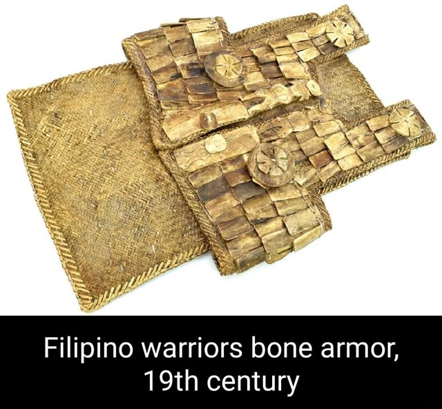 Filipino warriors bone armor, 19th century - iFunny
