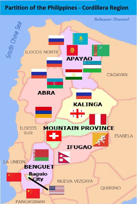 Partition of the Philippines CAR Cordillera Region - MOUNTAIN PROVINCE ...