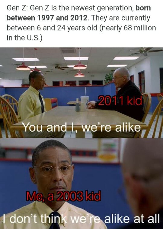 Gen Z: Gen Z is the newest generation, born between 1997 and 2012. They ...