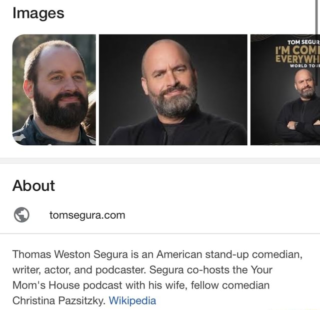 TOM SEGUR I'M COM EVERY WH WORLD Images About Thomas Weston Segura is ...