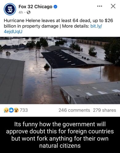 Fox 32 Chicago @ Hurricane Helene leaves at least 64 dead, up to $26 ...