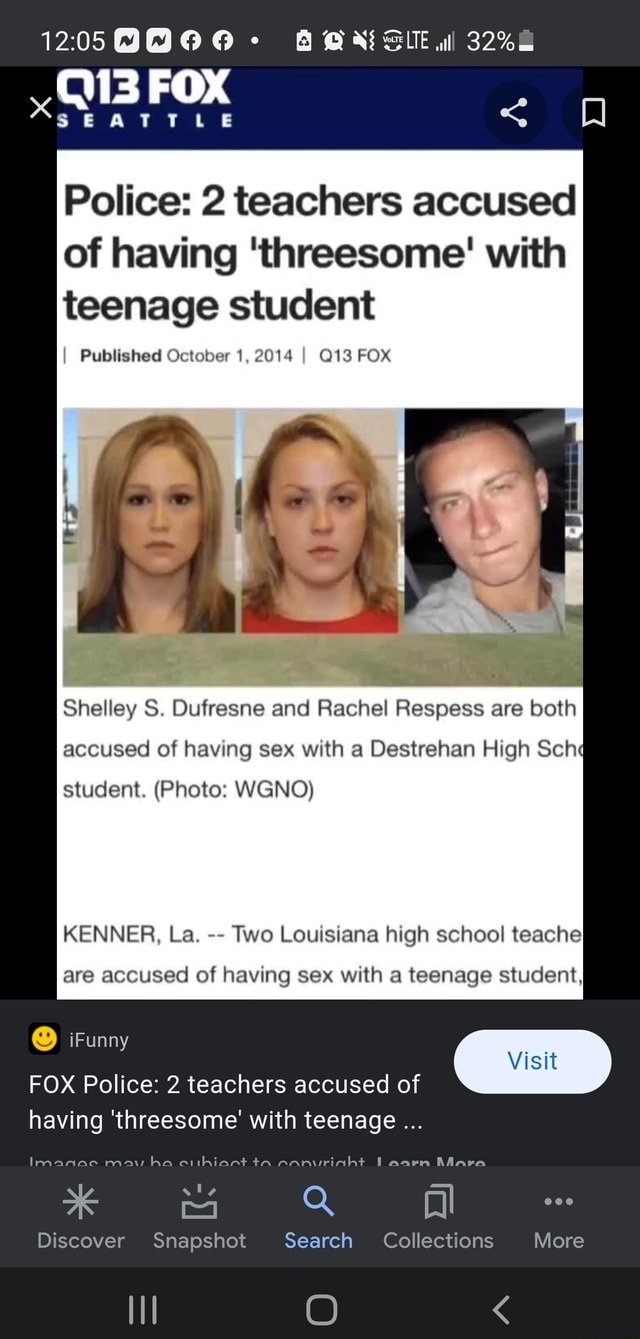 FOX Police: 2 teachers accused of having 'threesome' with teenage ...