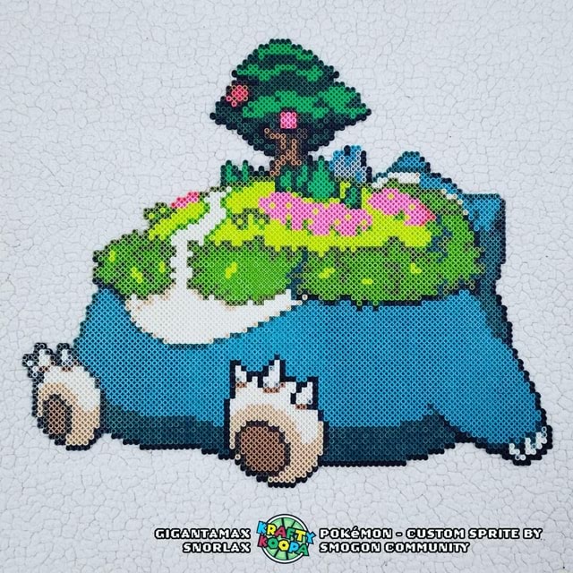 I have named him George. Gigantamax Snorlax. Sprite by the Smogon ...