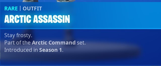 RARE I OUTFIT Stay frosty, * Part ofthe Arctic Command set. Introduced ...