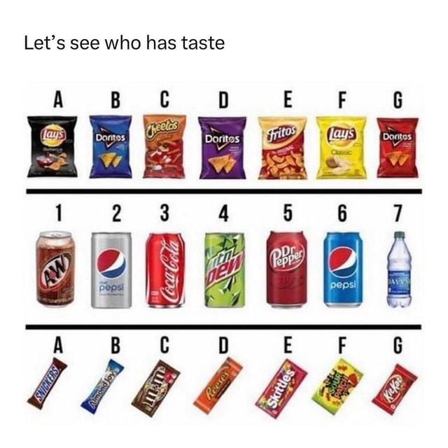 Pick one from each row - Let's see who has taste -[lI- - America’s best ...