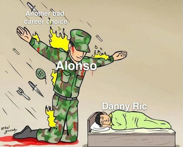 Another bad career choice Alonso Danny Ric - iFunny
