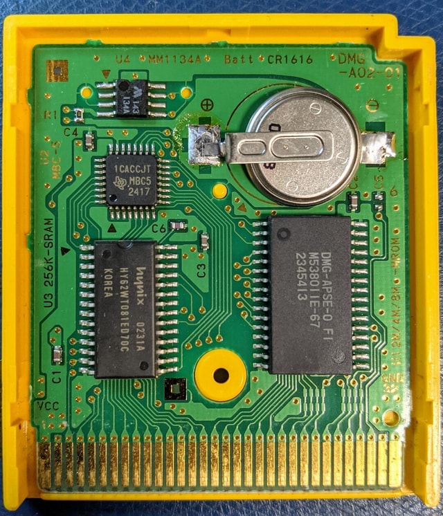 This is what Pokemon looks like underneath the plastic. That battery in ...