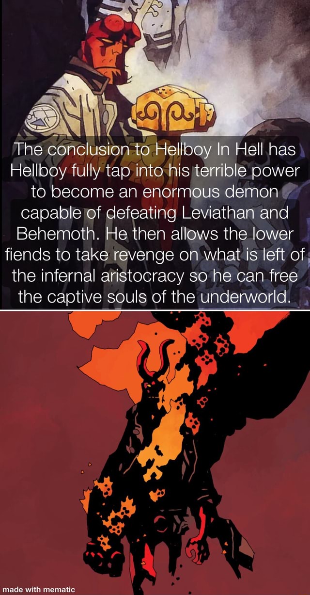 The conclusion to Hellboy In Hell has Hellboy fully tap into his ...