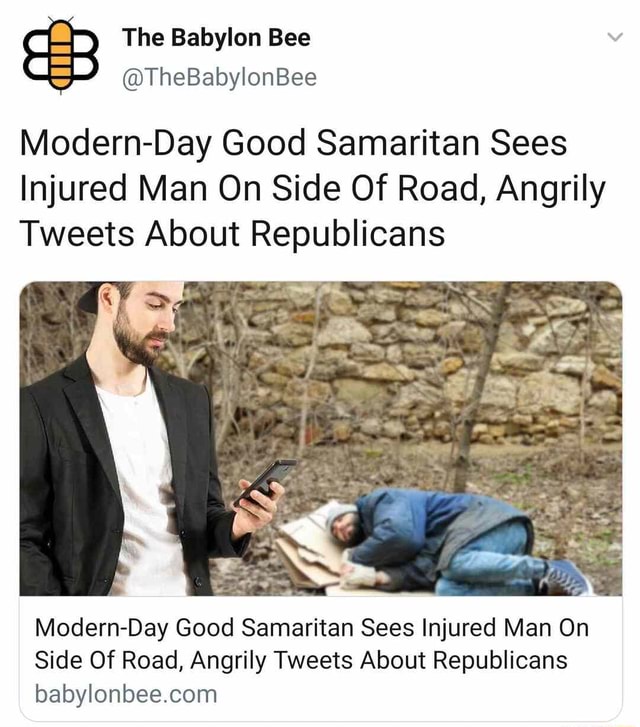 Modern-Day Good Samaritan Sees Injured Man On Side Of Road, Angrily ...