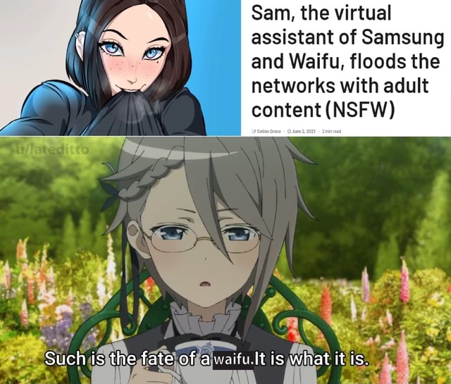 Sam, the virtual assistant of Samsung and Waifu, floods the networks ...