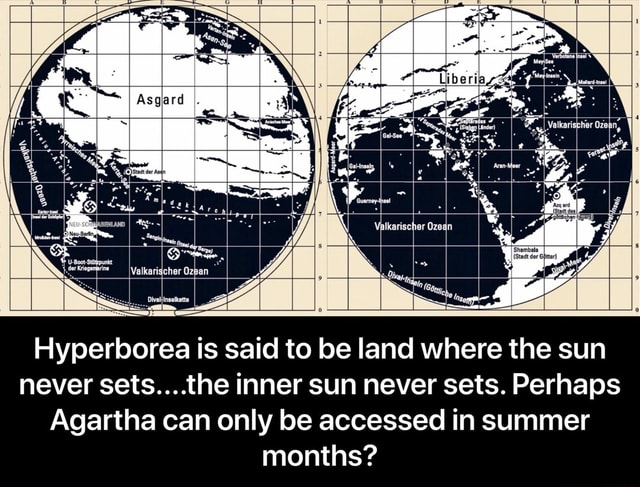 Hyperborea is said to be land where the sun never sets....the inner sun ...
