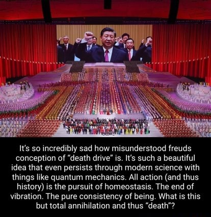 It's so incredibly sad how misunderstood freuds conception of "death ...