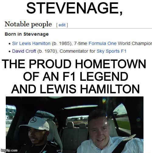 Notable people I Born in Stevenage Sir Lewis Hamilton (b. 1985), 7-time ...