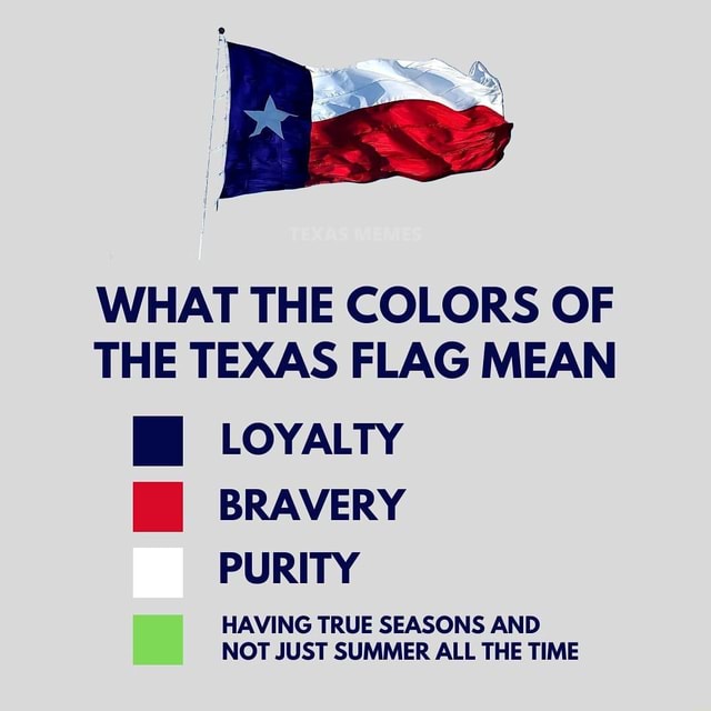 WHAT THE COLORS OF THE TEXAS FLAG MEAN LOYALTY BRAVERY PURITY HAVING ...