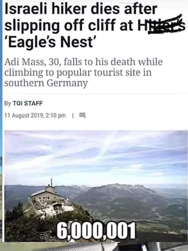 Israeli hiker dies after slipping off cliff at 'Eagle's Nest' Adi Mass ...