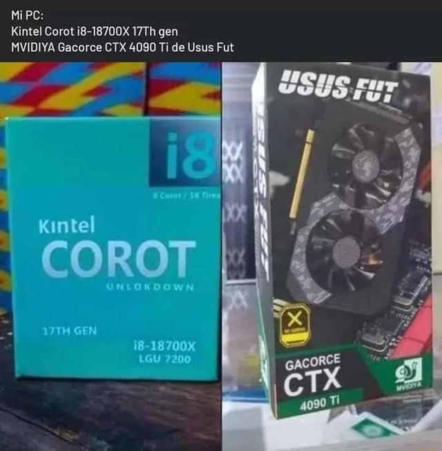 Mi PC: Kintel Corot i8-18700X 17Th gen MVIDIYA Gacorce CTX 4090 Ti de ...