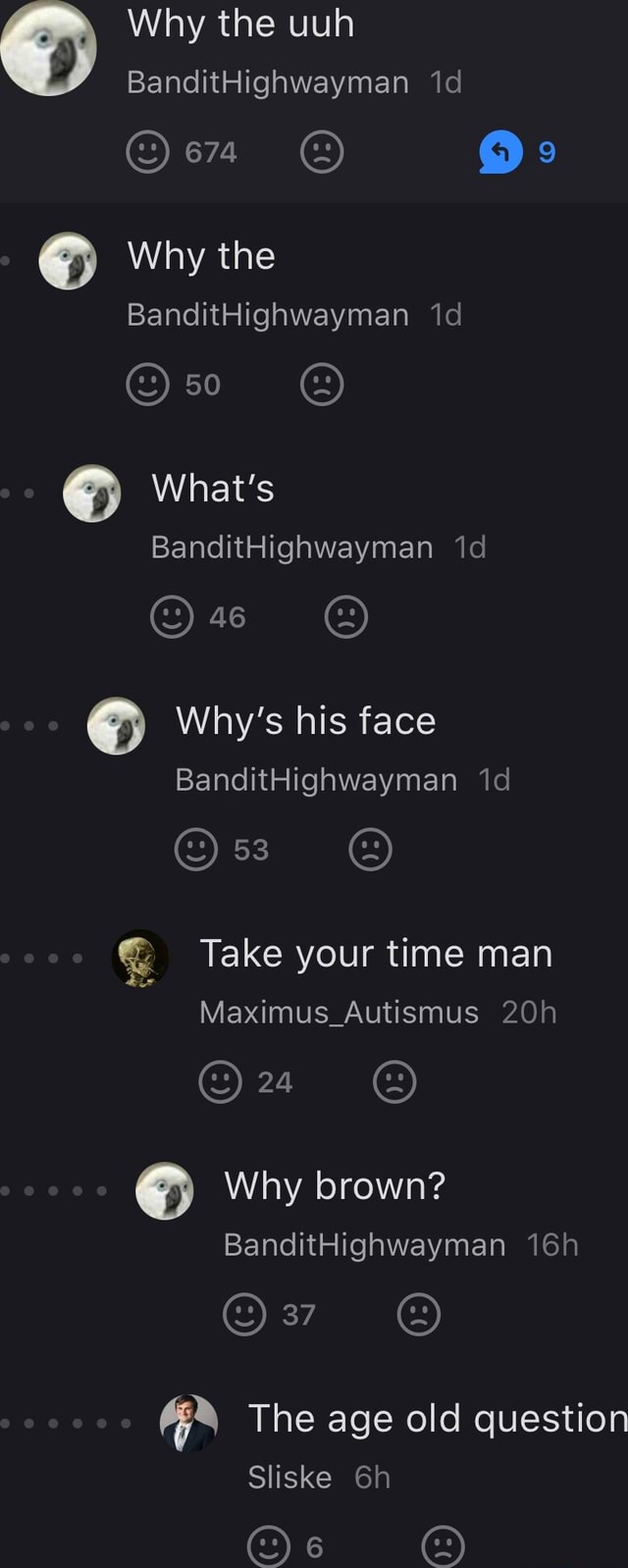 Why the uuh BanditHighwayman 674 Why the BanditHighwayman What's ...