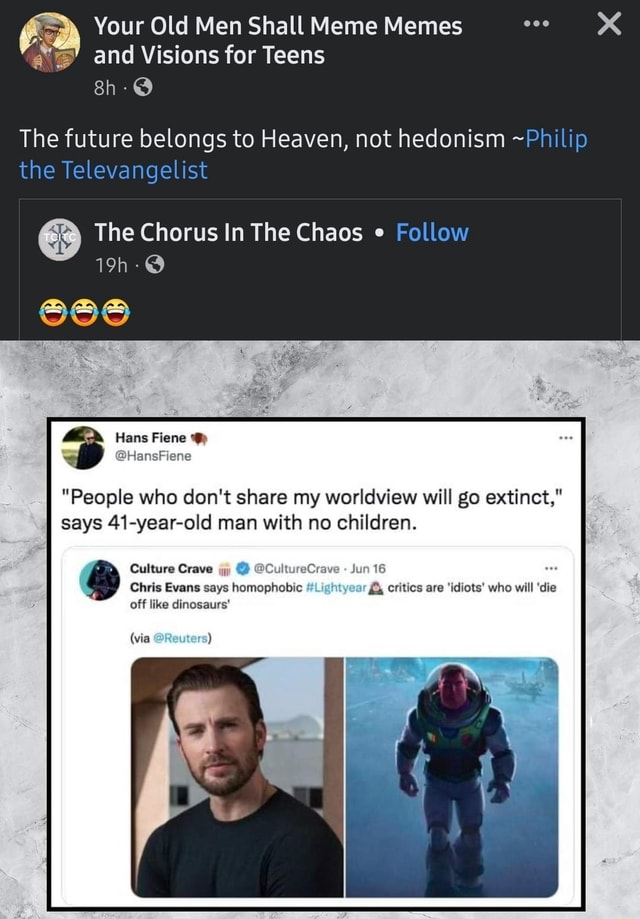 Your Old Men Shall Meme Memes and Visions for Teens The future belongs ...