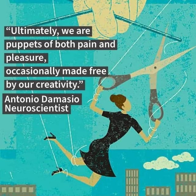 Liberation Through Creation - "Ultimately, we are puppets of both pain ...