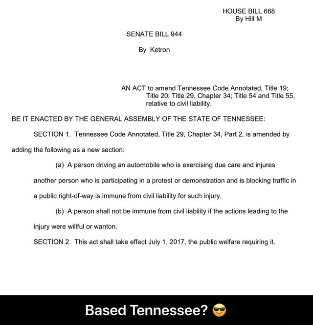 AN ACT to amend Tennessee Code Annotated, Title 19; Title 20; Title 29 ...