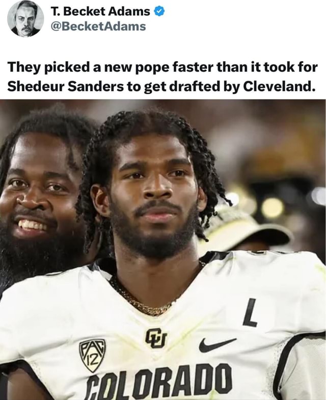 Le T. Becket Adams @ @BecketAdams They picked a new pope faster than it ...