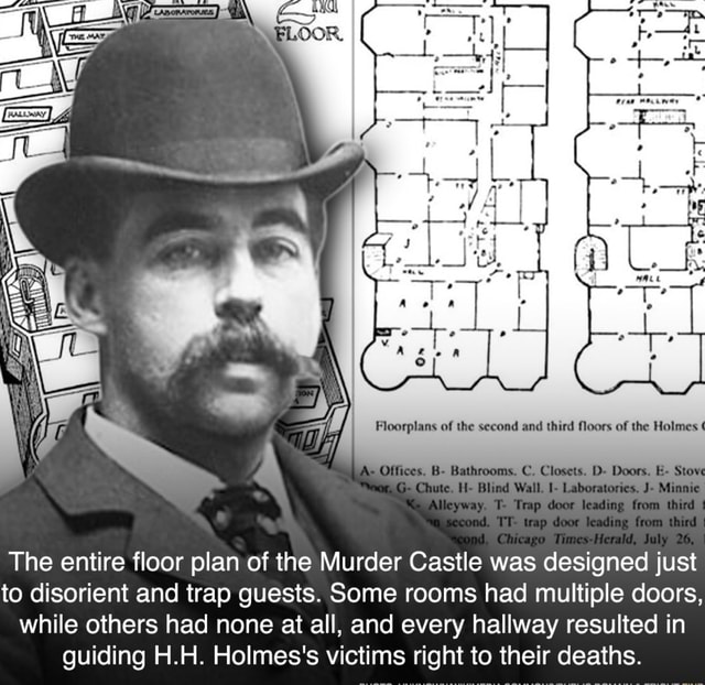 The entire floor plan of the Murder Castle was designed just to ...