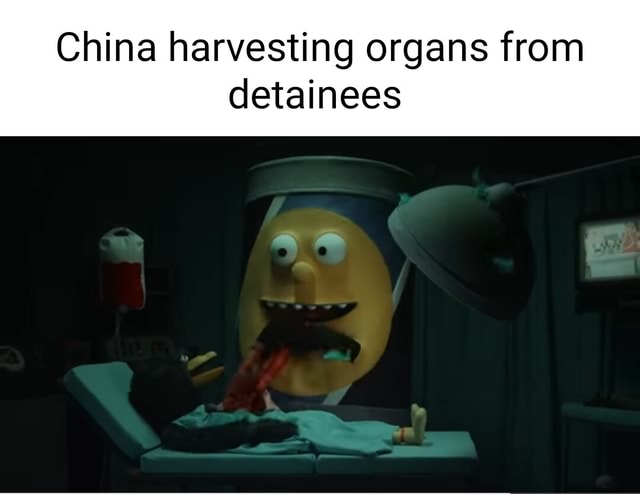 China harvesting organs from detainees - iFunny