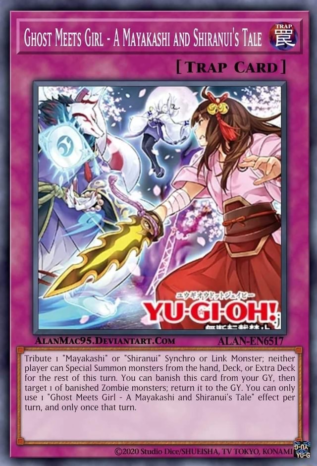 GHOST MEETS GIRL A MAYAKASHI AND SHIRANUI'S TALE (TRAP CARD] (COM ALAN Tribute "Mayakasht" or ...