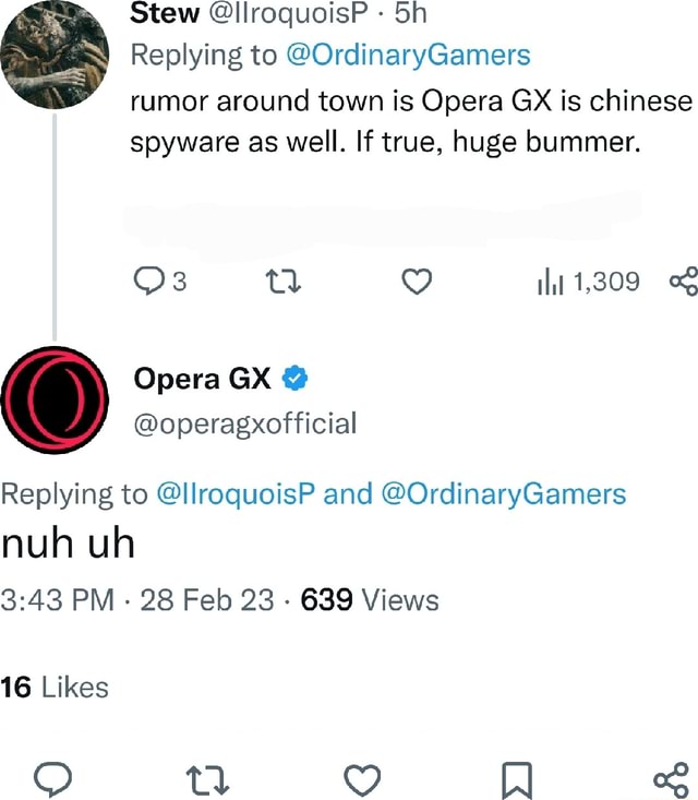 Stew @IlroquoisP - Replying to @OrdinaryGamers rumor around town is ...