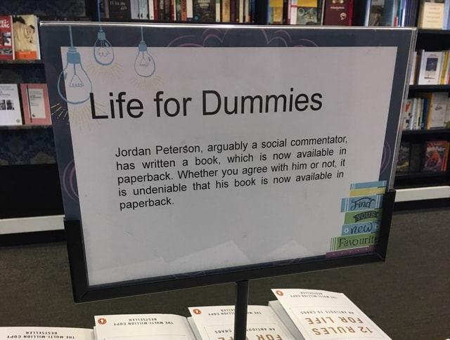 Ce Life for Dummies social commentator, ich is now available in h him ...