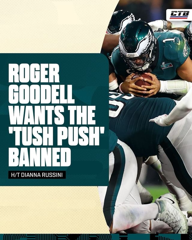 According to @dmrussini, NFL commissioner Roger Goodell wants to wants ...