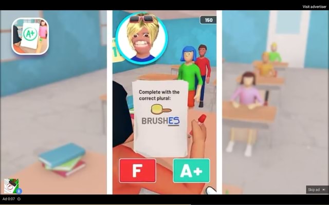 Visit advertiser Complete with the correct plural: ES Skipad - iFunny