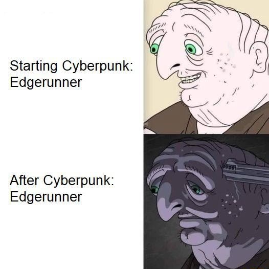 Starting Cyberpunk: Edgerunner After Cyberpunk: Edgerunner - iFunny